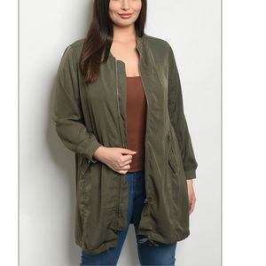 Jackets & Coats | Olive Utility Jacket | Poshmark